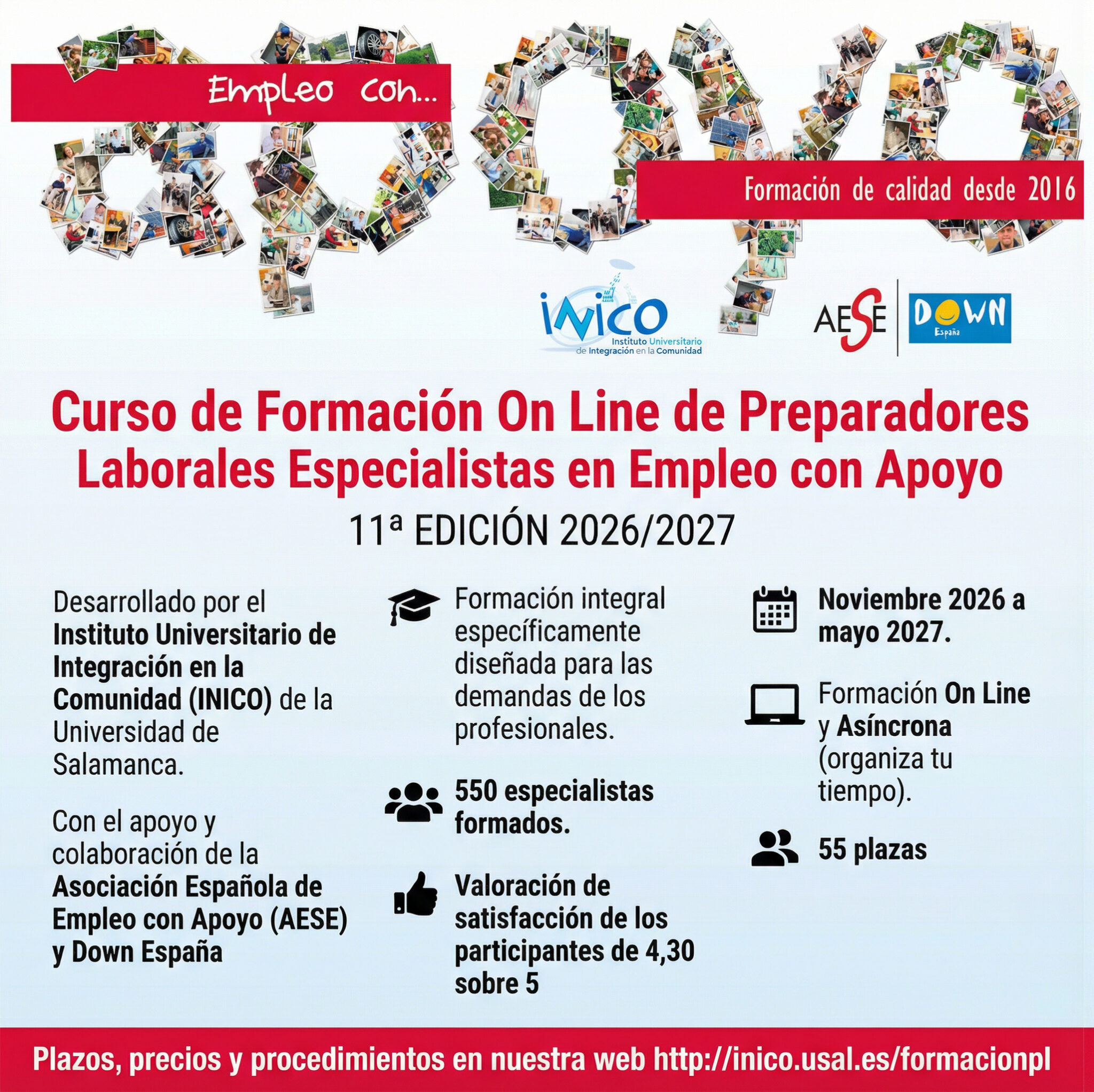 ABIERTA MATRÍCULA del Curso de Preparadores Laborales Especialistas en ...